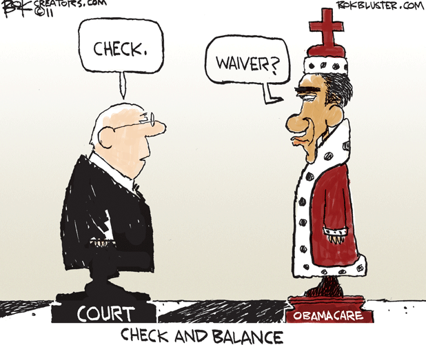 Checks And Balances Political Cartoon
