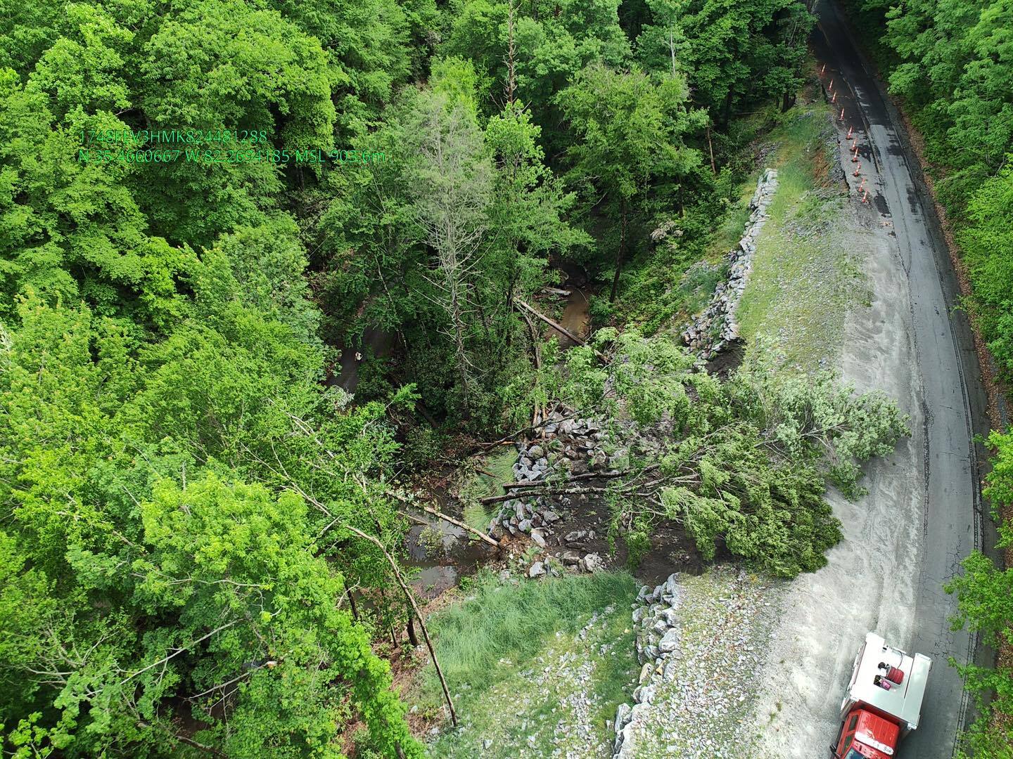Flash flooding prompts rapid road repairs across WNC